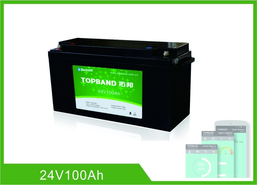 24V 100AH Deep Cycle Lithium Battery , UPS Rechargeable Lifepo4 Battery ...
